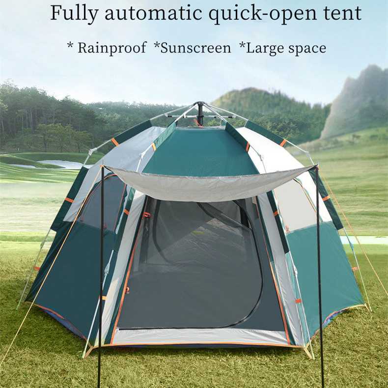Jual Tenda Camping Buka Otomatis Kapasitas 5 8 Orang Family Tent ...