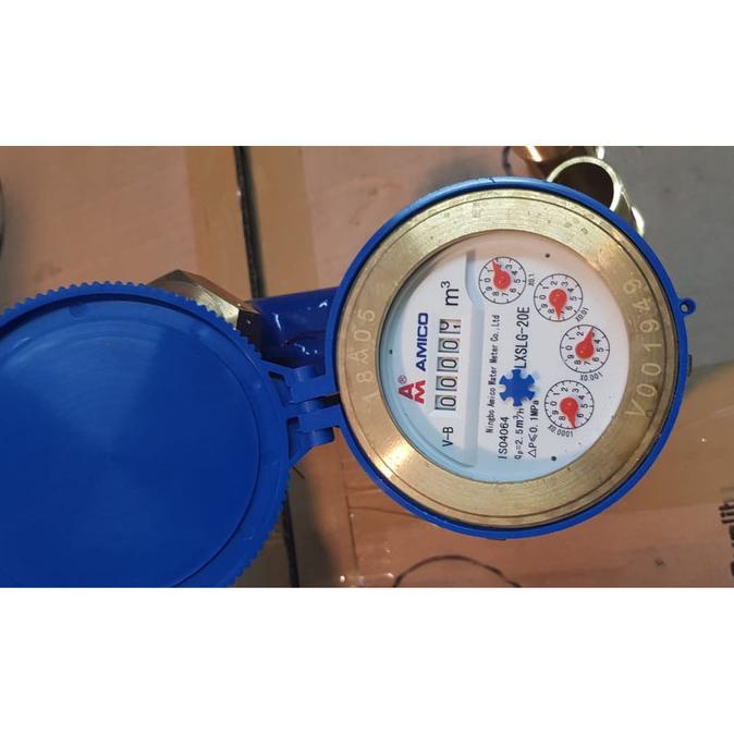 Jual Water Meter 1/2 Inch Amico - Model Vertical - Meteran Air - Flow ...