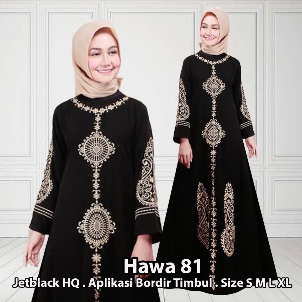 Jual Baju Gamis Abaya Pesta Mewah Elegan Kondangan Wanita Lebaran 2024 Model Gamis Terbaru ...