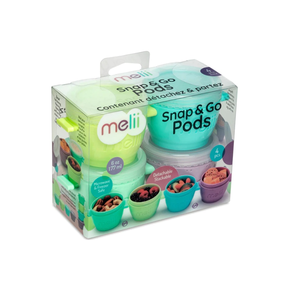 Jual Melii Baby Snap and Go Pods 4oz 4P | Shopee Indonesia