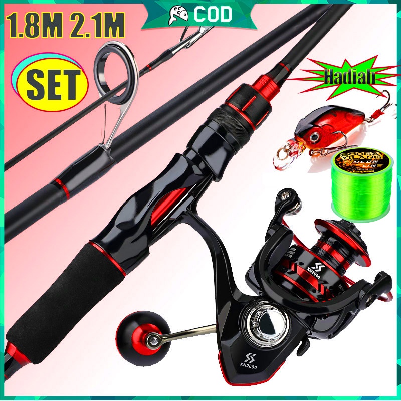 Jual Sougayilang Joran Pancing Set pancing 1 set murah Pancing 1.8M / 2.1M joran Pancing dengan ...