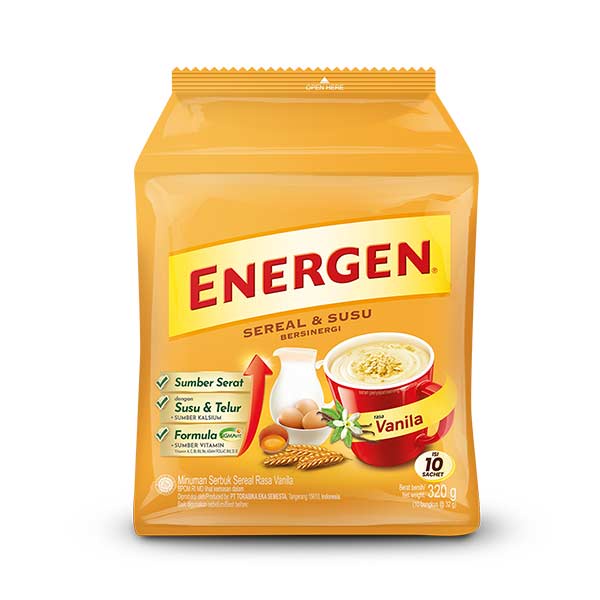 Jual ENERGEN VANILA 10 S X 29 GR | Shopee Indonesia