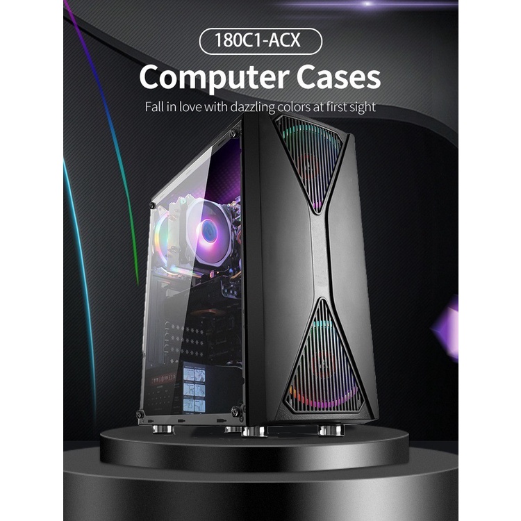 Jual Casing Infinity Elysium V2 Tempered Glass Gaming (mATX, ATX ...