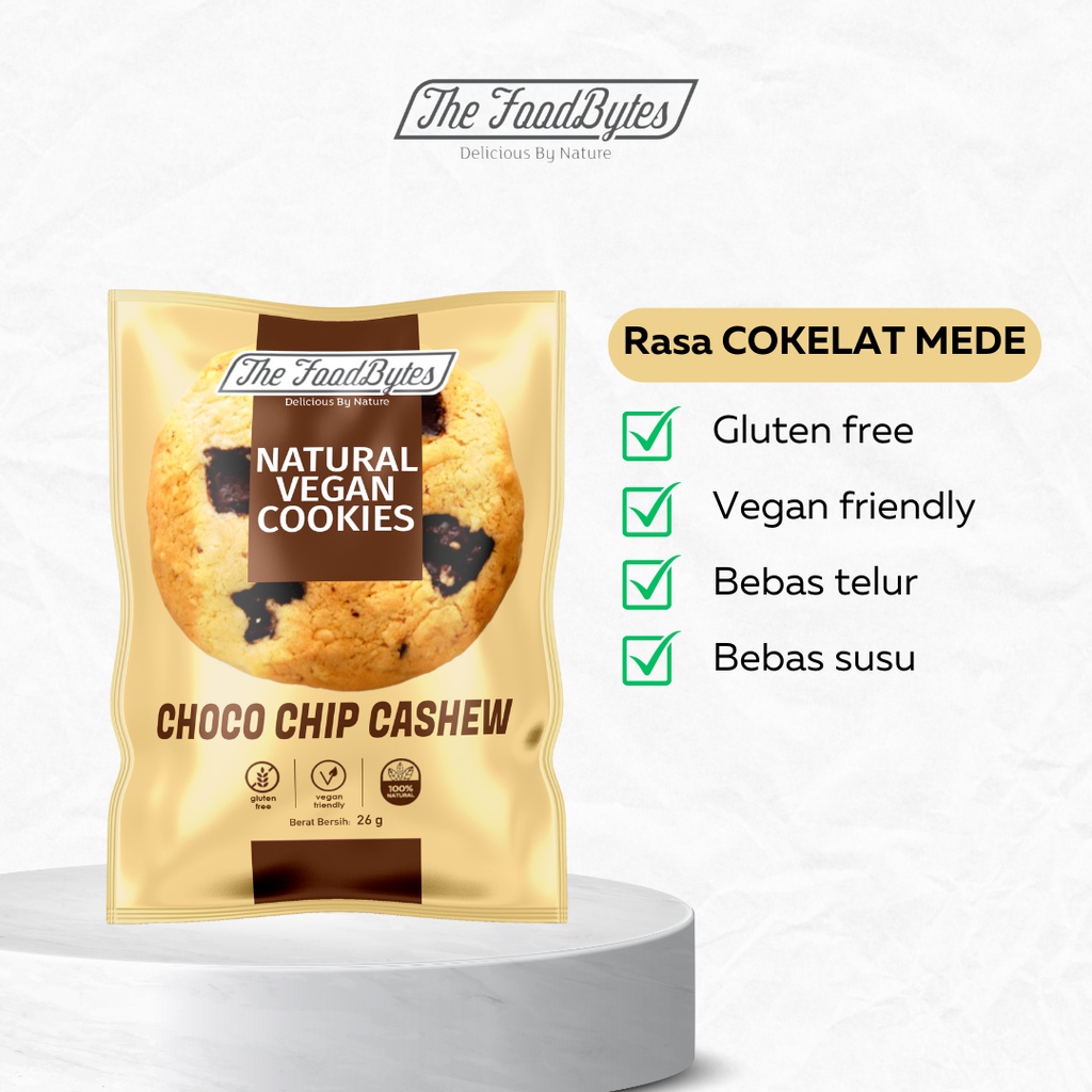 Jual THE FOODBYTES VEGAN GLUTEN FREE COOKIES | Makanan Diet Sehat ...
