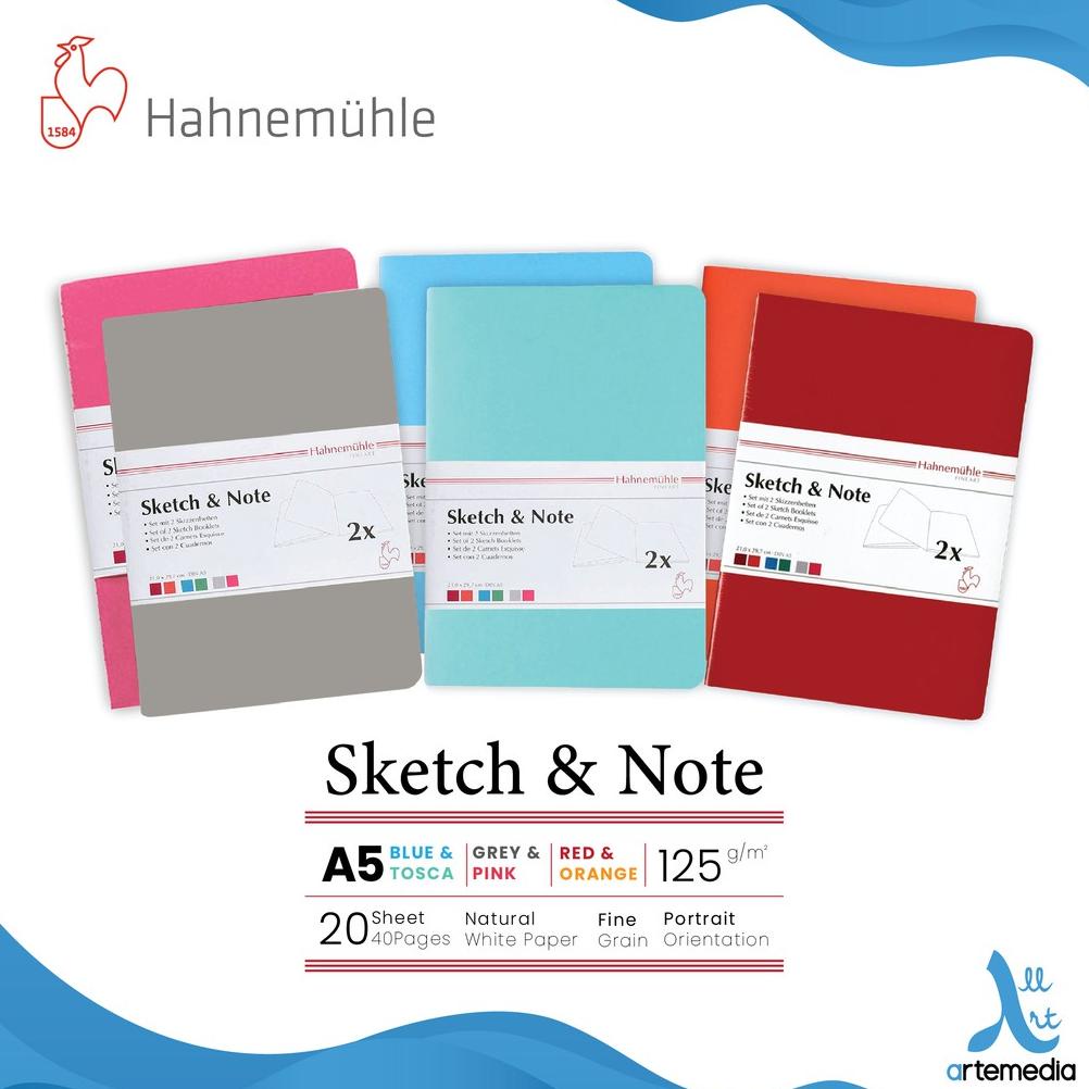 Jual Buku Sketsa Hahnemuhle Sketch & Note A5 Stitch Bound Sketchbook ...