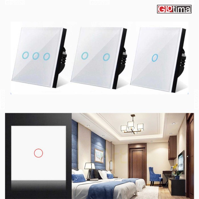 Jual Saklar Lampu Dinding Rumah Inbow Sentuh Wall Switch Touch Screen ...