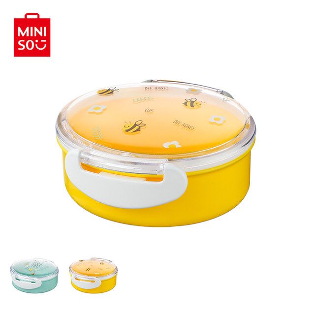 Jual Miniso Lunch Box Kotak Makan Anak-anak Bee Honey | Shopee Indonesia