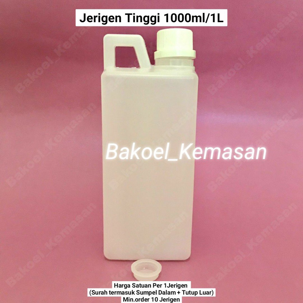 Jual Jerigen Jirigen Dirigen BARU 1 Liter / 1000 ml 1L 1000ml Bukan Bekas | Shopee Indonesia