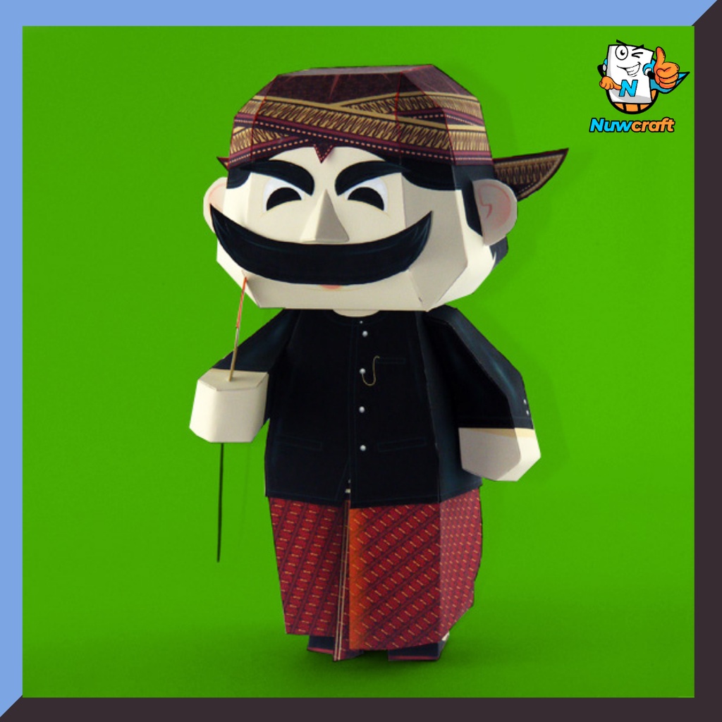Jual Nuwcraft Pak Raden papercraft | Shopee Indonesia