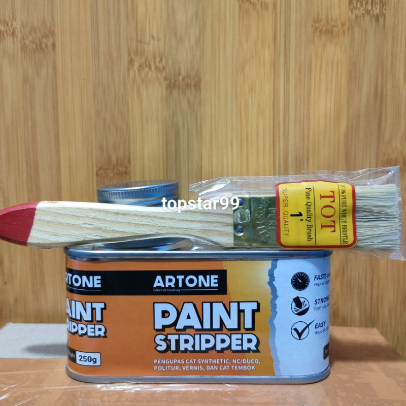 Jual Remover Paketan Perontok Cat Artone 250 gr + Kuas 1 inch Paket ...