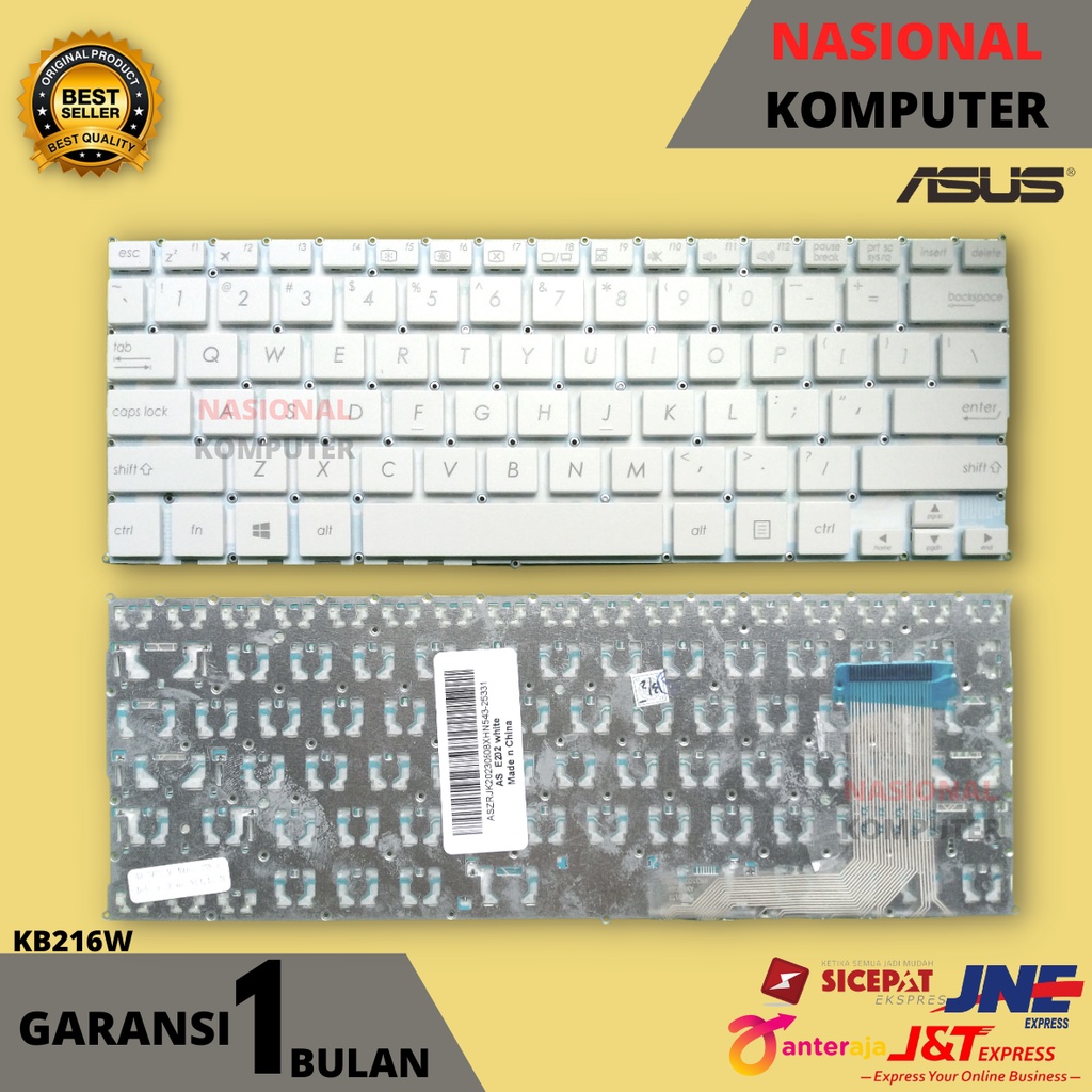 Jual Keyboard Laptop Asus E202 E202M E202MA E202S E202SA E205 TP201SA ...