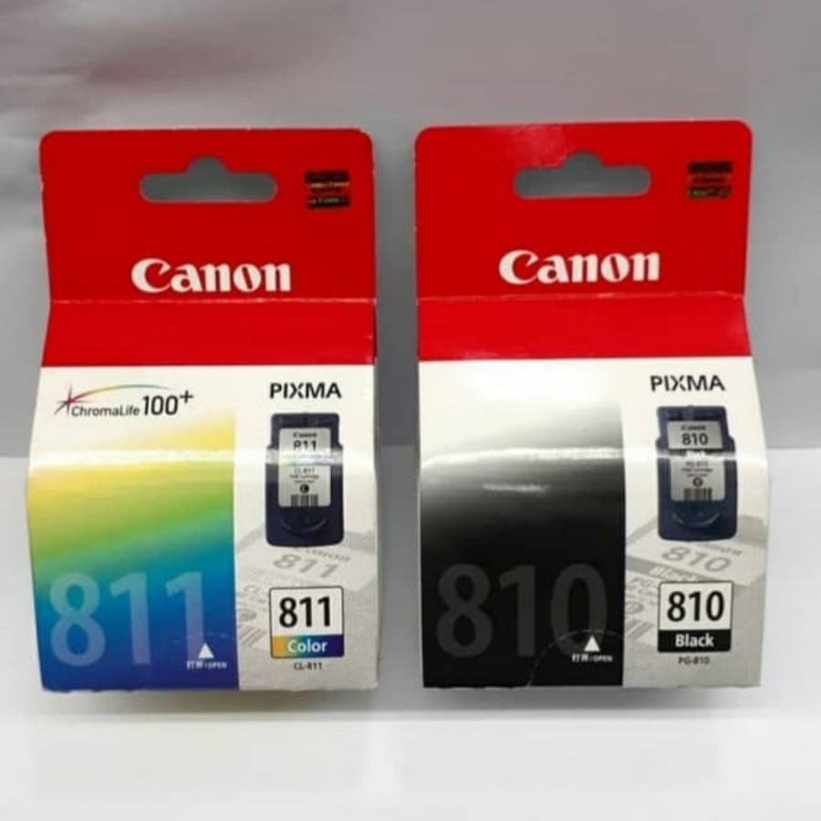 Jual tinta canon pixma 810 811 black&colour original | Shopee Indonesia
