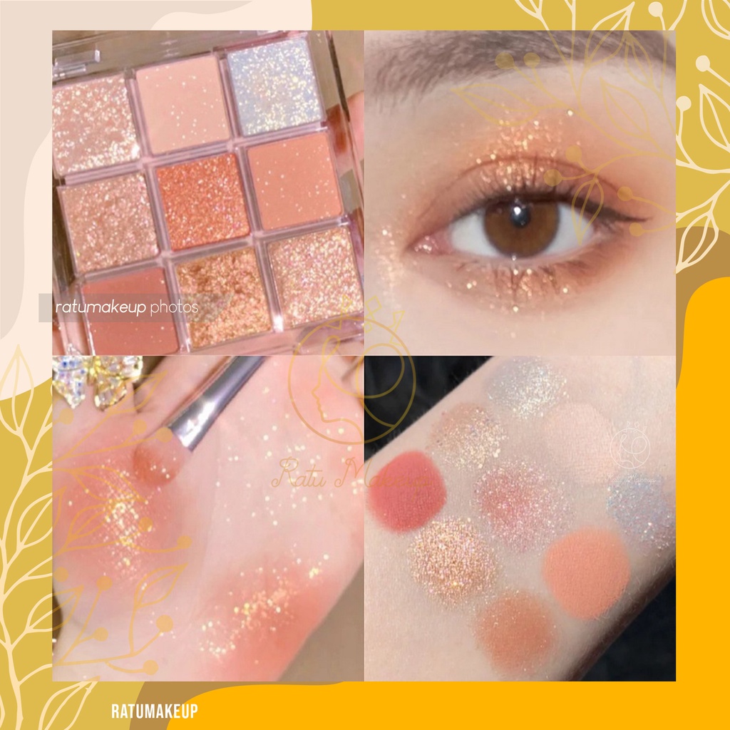 Jual [EYESHADOW TERMURAH] JADED Eyeshadow 9 Warna (New) Kombinasi ...