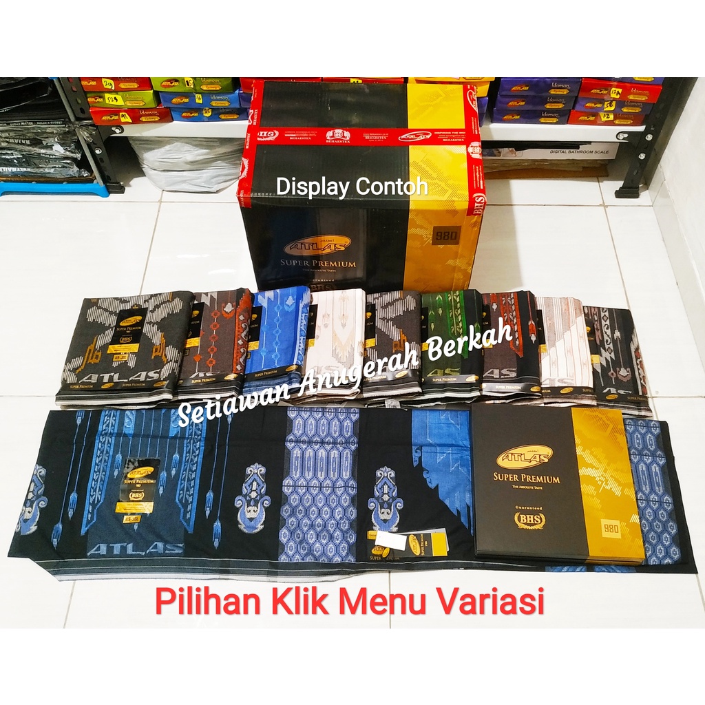 Jual Sarung Atlas Super Premium Gold 980, 920 Suprem (Grosir / Ecer) | Shopee Indonesia