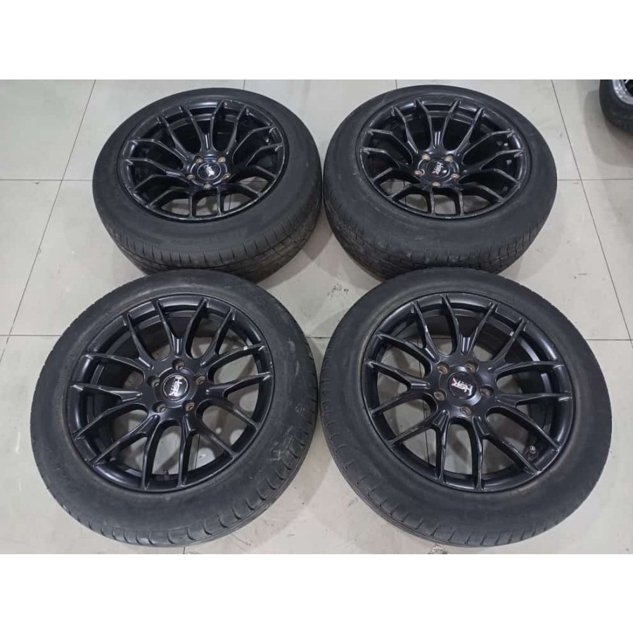 Jual VELG MOBIL SECOND OSTER (HSR) RING 17 LEBAR 7,5/9 PCD 5X114,3 + BAN (2) 205 50 R17 | Shopee ...