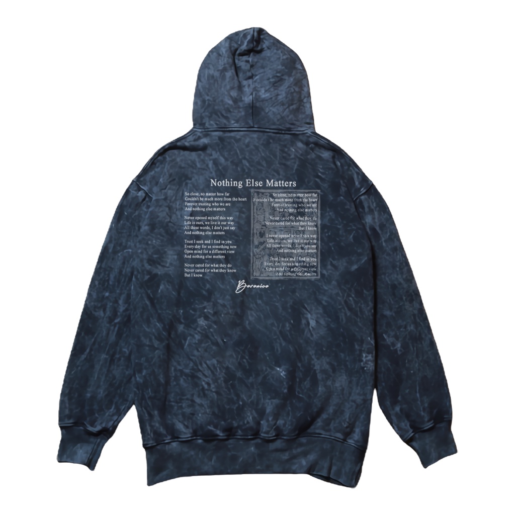Jual Berenice Sweater Hoodie Sandwash Nothing Else Matter Washed ...