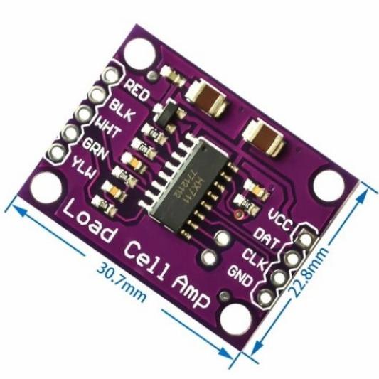Jual HX711 Shielding ADC 24bit Dual Channel Load Cell Driver High ...