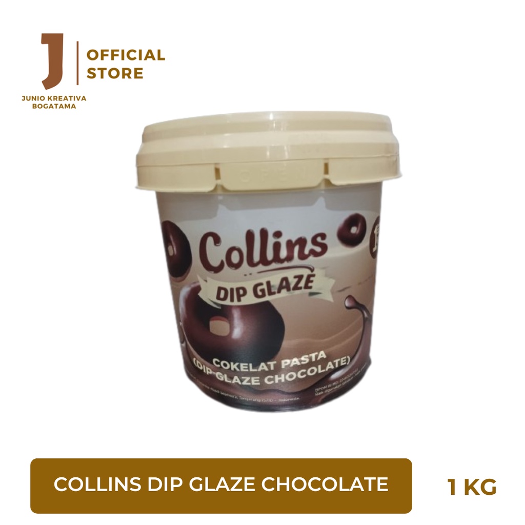 Jual Collins Dip Glaze Chocolate 1 Kg | Shopee Indonesia