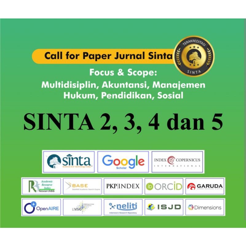 Jual Sinta 2,3,4,5 Jurnal Nasional Terakreditasi | Shopee Indonesia