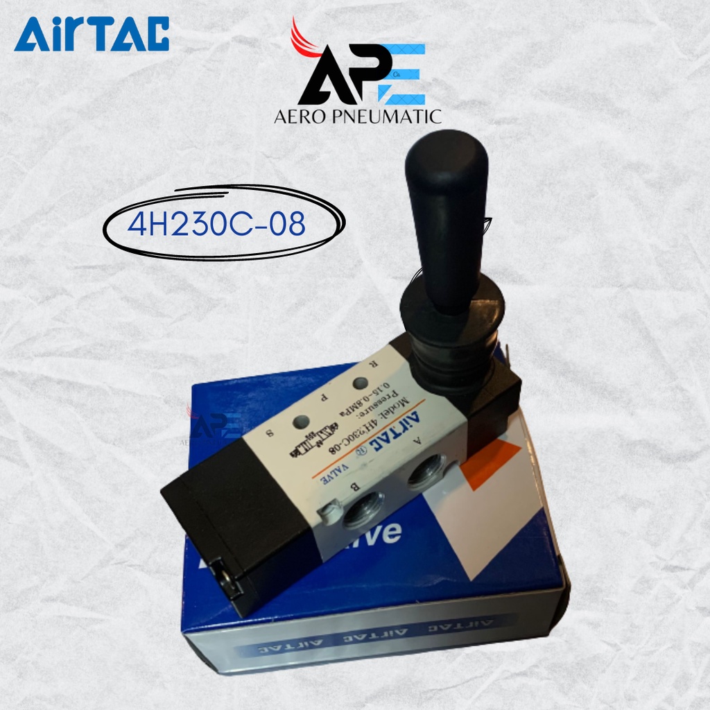 Jual HAND VALVE / PNEUMATIC CONTROL AIRTAC 4H230C-08 CLOSE CENTER | Shopee Indonesia