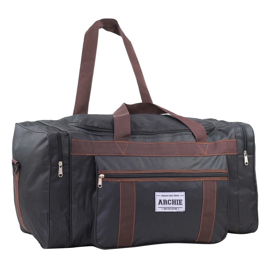 Jual TAS TRAVEL PAKAIAN Travel Bag Besar Archie Hitam Tas Baju Liburan ...