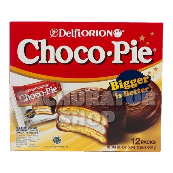 Jual Biskuit Coklat Delfi Orion Choko Choco Pie Pai Chocolate Biscuits ...