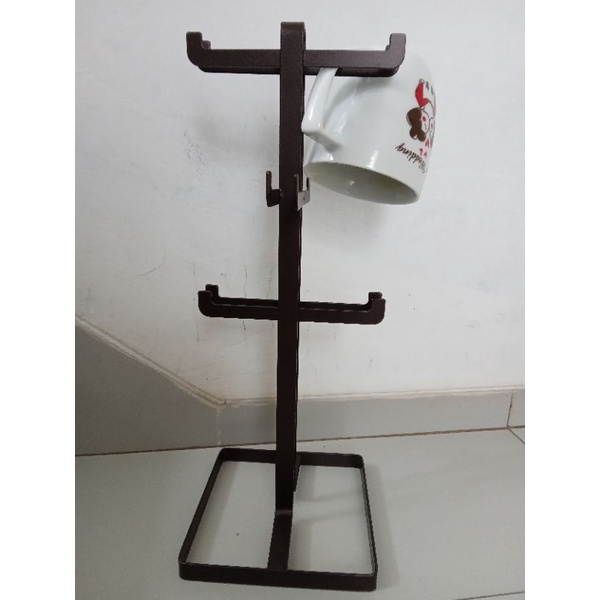 Jual TEMPAT GELAS BERDIRI/ GLASS HOLDER STAND | Shopee Indonesia