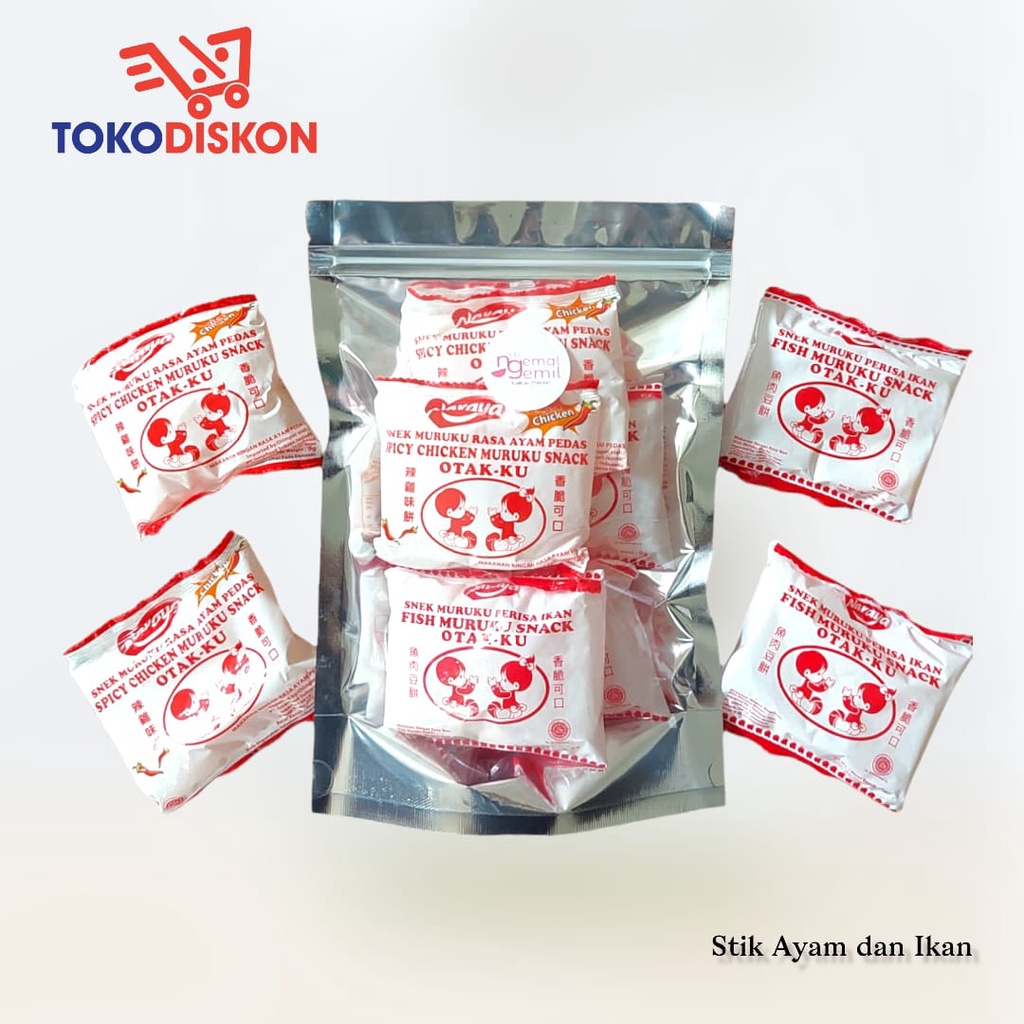 Jual Snack Stik Ayam Pedas dan Stik Ikan Mix 2in1 Ciki Malaysia Citos ...