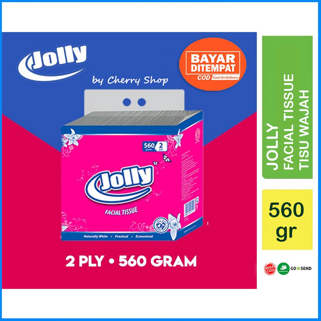 Jual [560GR | BPOM] Tissue Jolly Facial 560GR Tissu Jolly | Shopee ...