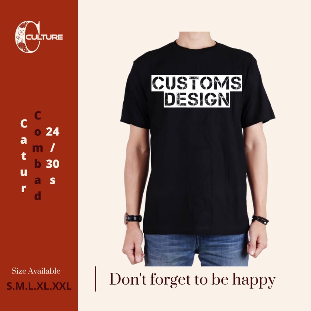 Jual CULTURE"KAOSCUSTOM,FOTO,KATA-KATA,GAMBAR" | Shopee Indonesia