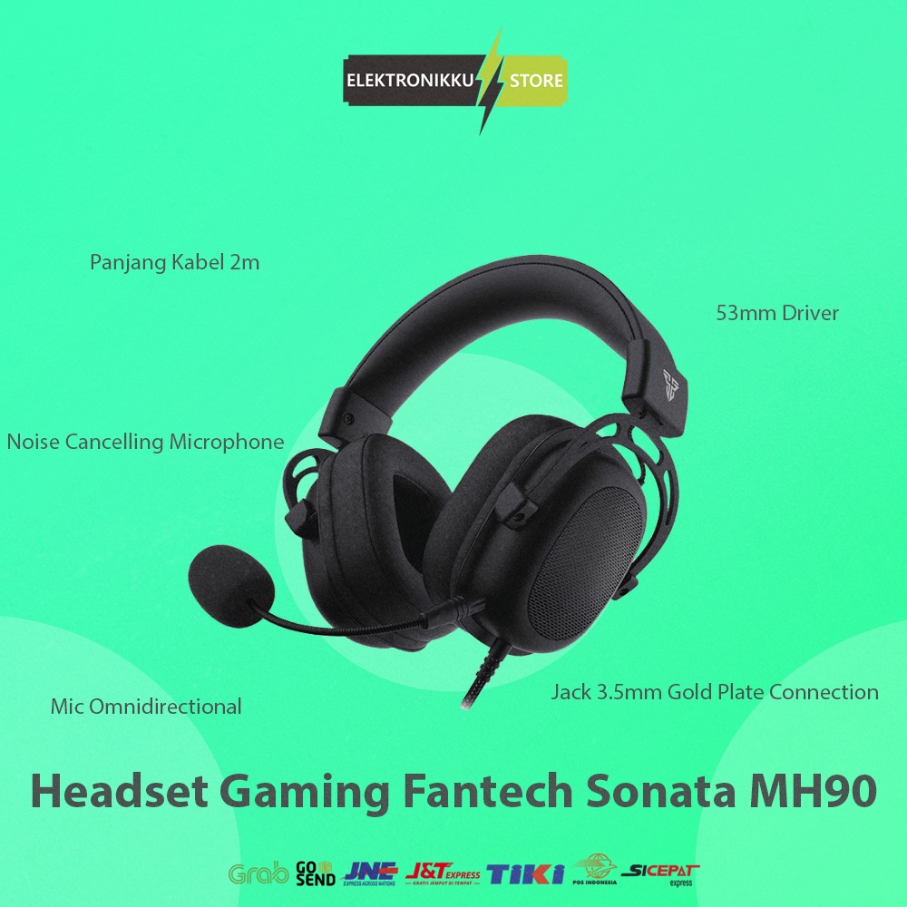 Jual Headset Fantech Sonata MH90 Gaming Headphone Komputer PC Laptop HP | Shopee Indonesia