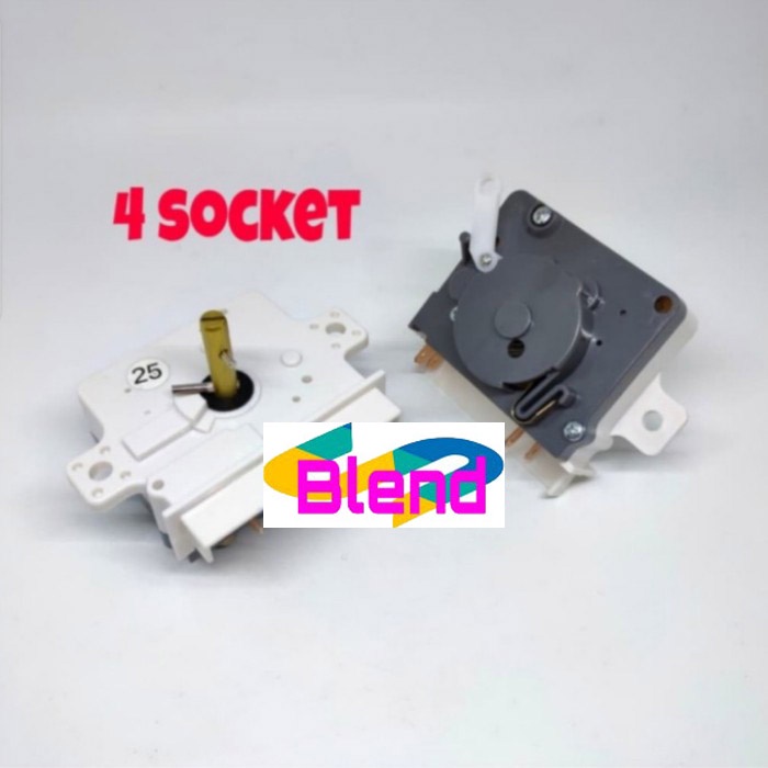 Jual Timer 4 SOCKET Model Sanyo Mesin Cuci-Switch Tombol 4 Scun Soket ...