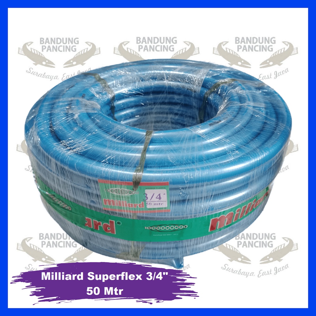 Jual Milliard Superflex selang air 3/4 inch 50 meter | Shopee Indonesia