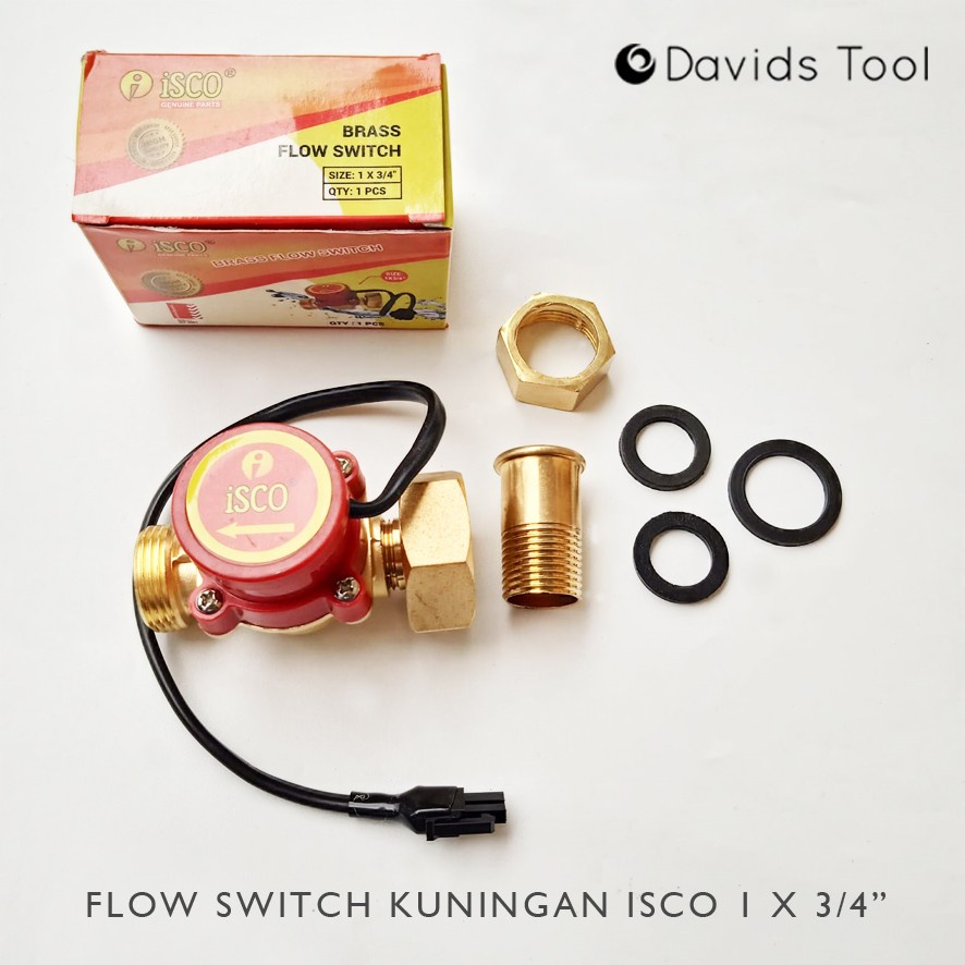 Jual Flow switch otomatis pompa air booster isco 3/4 inch | Shopee ...