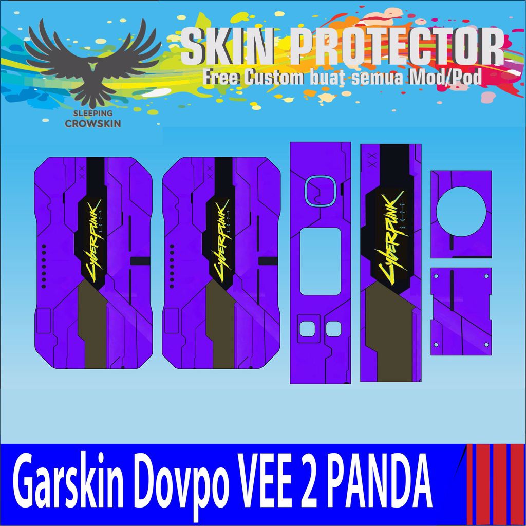 Jual SKIN Premium Garskin/Stiker Dov po Vee 2 Panda Custom & Bayar ...