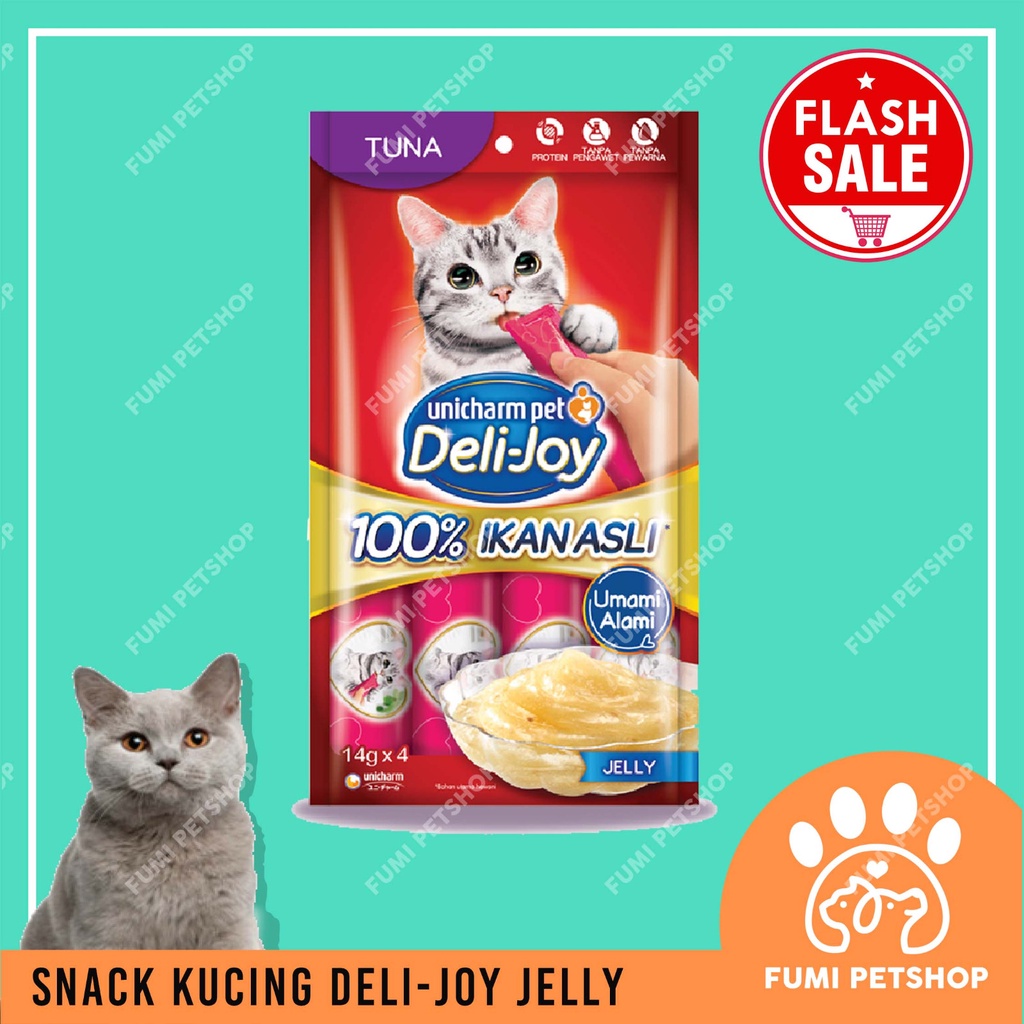 Jual SNACK KUCING PREMIUM DELI JOY CREAMY (4X14GR) | Shopee Indonesia