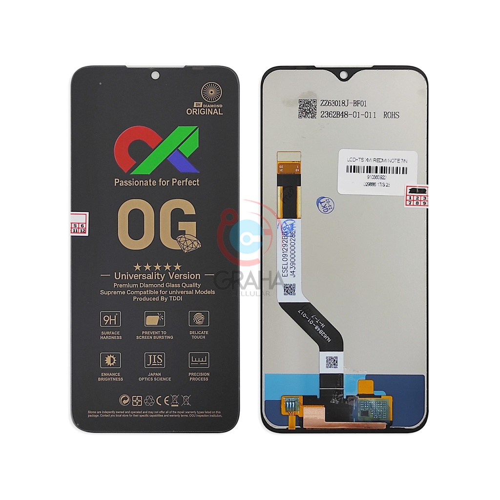 Jual LCD XIAOMI REDMI NOTE 7 OG ORI SUPER FULLSET TOUCHSCREEN | Shopee ...