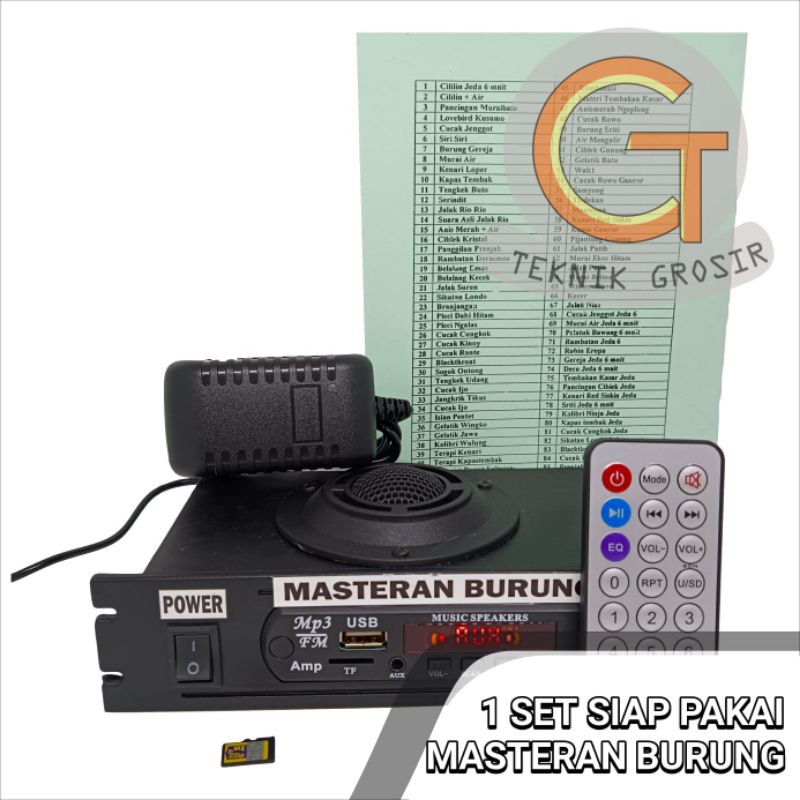 Jual MASTERAN BURUNG FULLSET 24 JAM NONSTOP | Shopee Indonesia