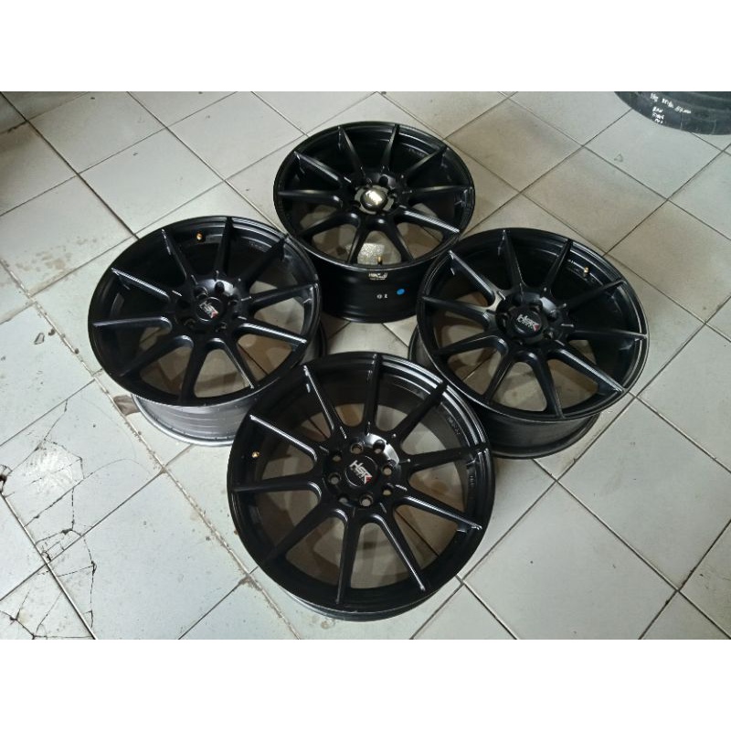 Jual velg berkualitas Racing HSR RAI S2 Ring 17 pcd 4x100 4x114 lebar 7,5 et 45 untuk mobil jazz ...