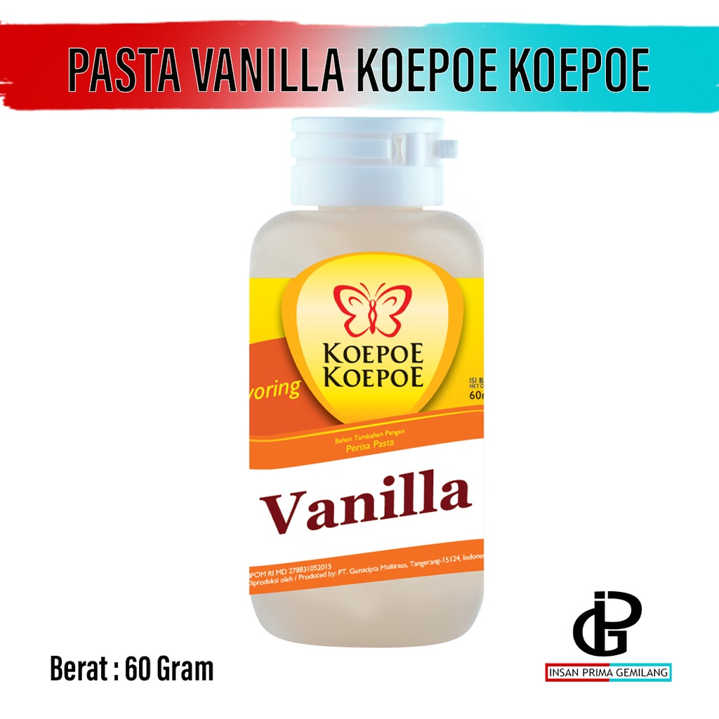 Jual Perisa Pewarna Pasta Vanilla 60 ml KOEPOE KOEPOE / Pasta Vanilli ...