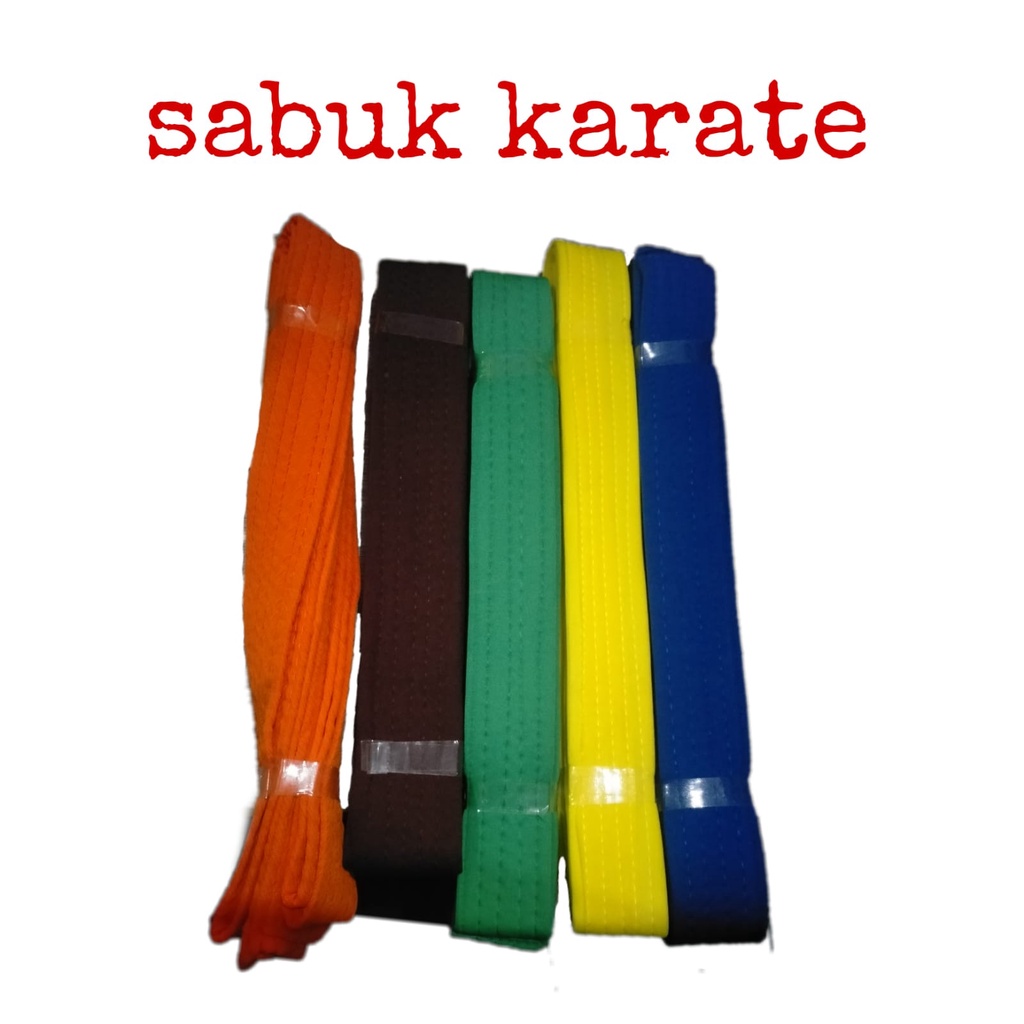 Jual SABUK KARATE / SABUK TAEKWONDO / SABUK BELADIRI TANPA MERK ...