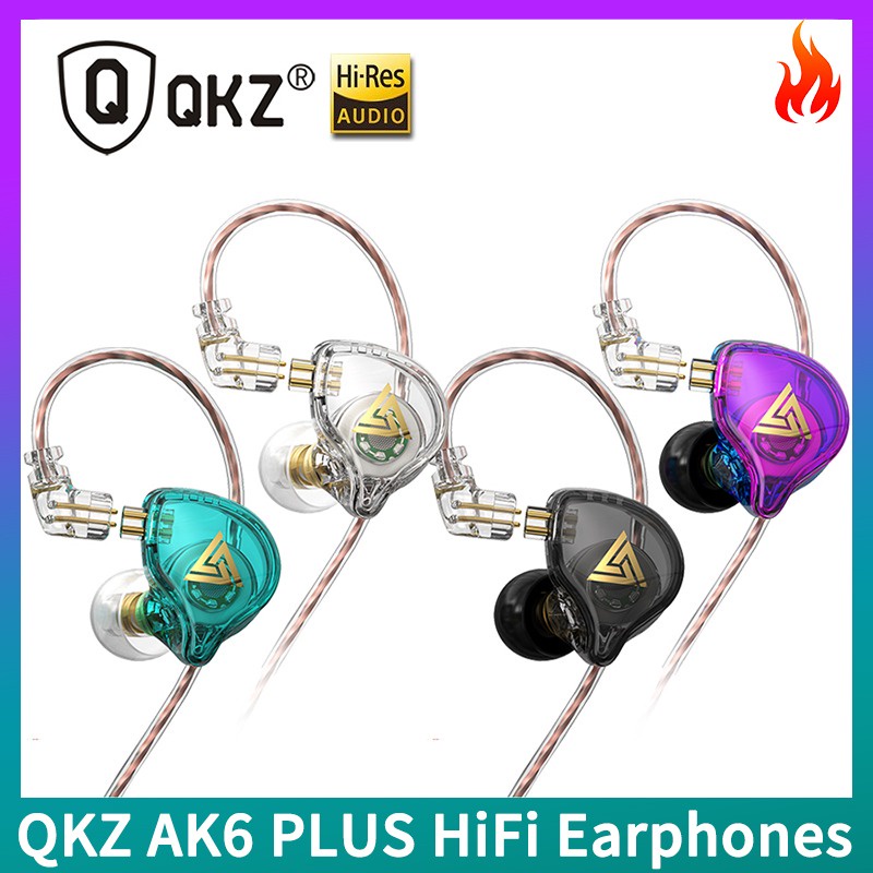 Jual QKZ AK6 Plus with Mic In Ear Monitor Earphone Super Bass Sound ...