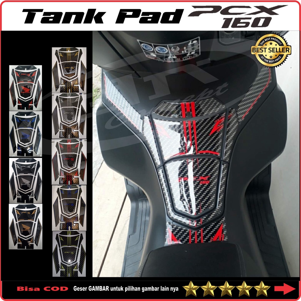 Jual TANKPAD PCX 160 2021 2022 2023 New Resin Timbul Karbon 5d Premium ...