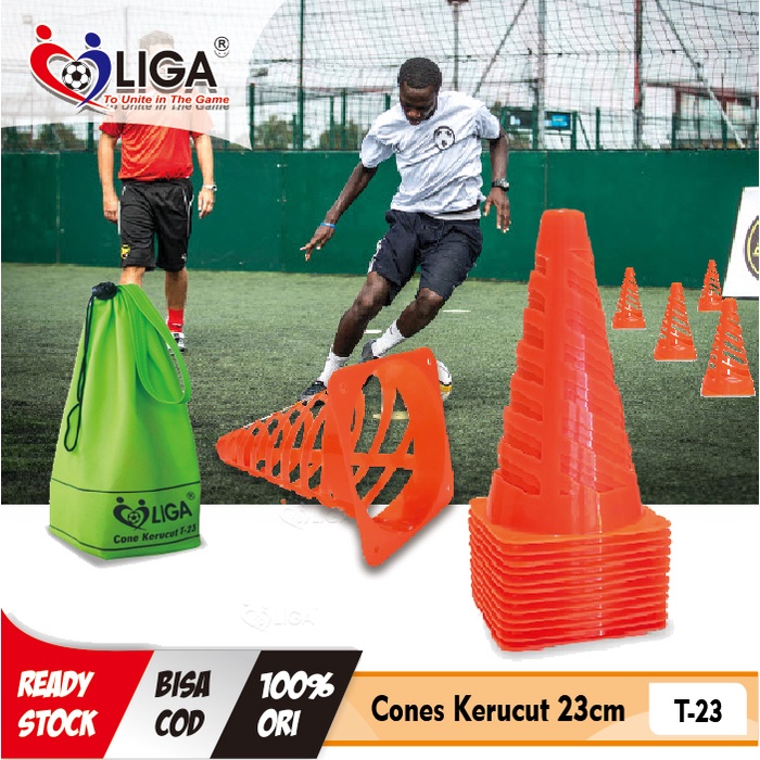 Jual Cone Kerucut Sepakbola 23cm T-23 | Shopee Indonesia