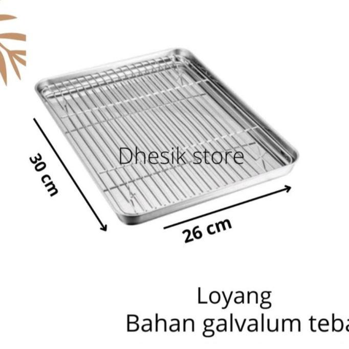 Jual colingrak dan loyang peniris makanan ukuran 30x26 cm | Shopee ...