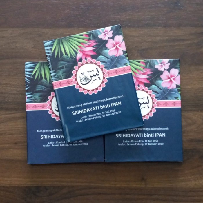 Jual Cetak Custom Buku Yasin dan Tahlil Custom Desain Softcover - HVS ...