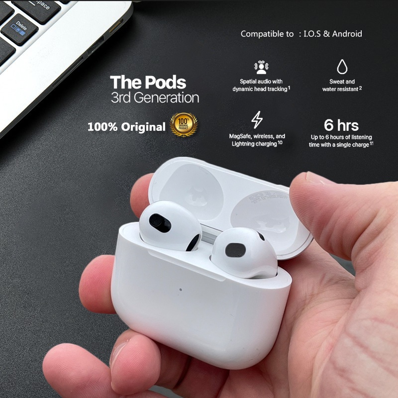 Jual The Pods 3rd Generation Gen 3 Final Upgrade Version Hifi True ...