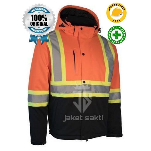 Jual jaket tambang jaket safety jaket k3 jaket reding | Shopee Indonesia