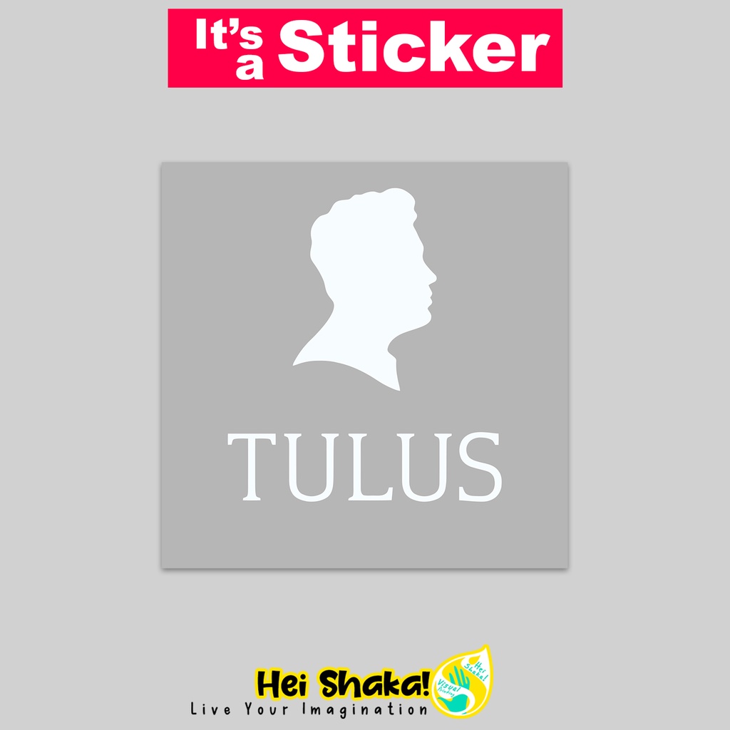 Jual Stiker Tulus 02 Sticker Musisi Musik Bahan Vinyl Anti Air | Shopee ...