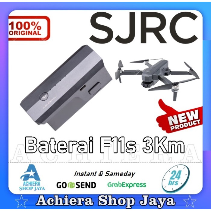 Jual Battery SJRC F11 F11s 4k Pro Drone Lipo Battery 11.1V 2500mAH ...
